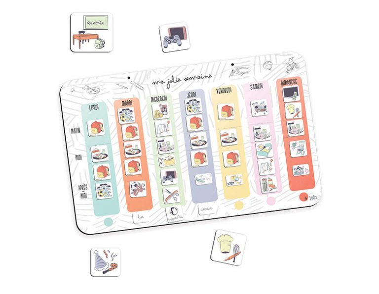 Semainier enfant : 10 modèles ludiques pour apprivoiser le temps